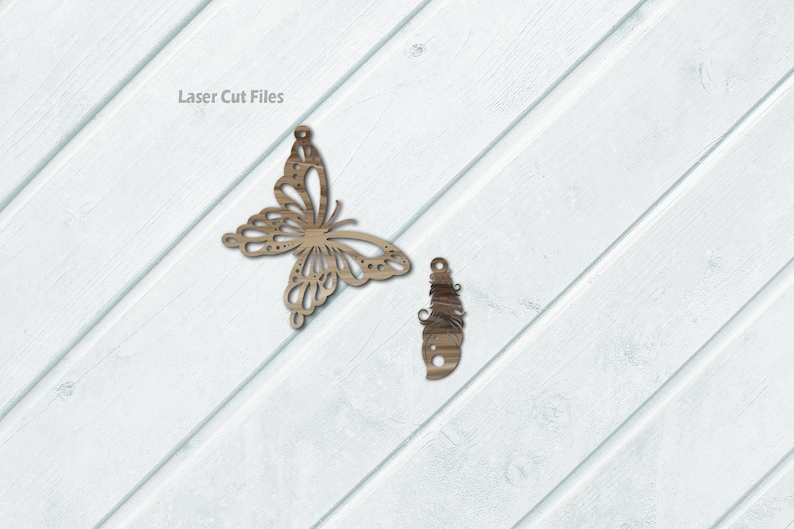 Butterfly Car Charm SVG Laser Cut Files Butterfly SVG - Etsy
