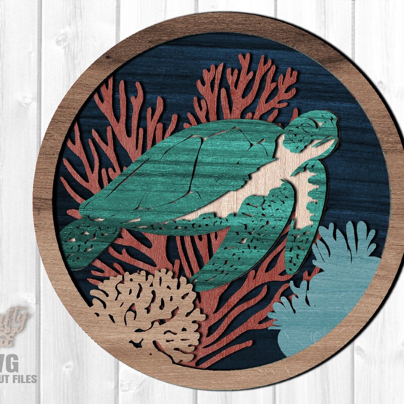 Turtle Picture Frame - Etsy