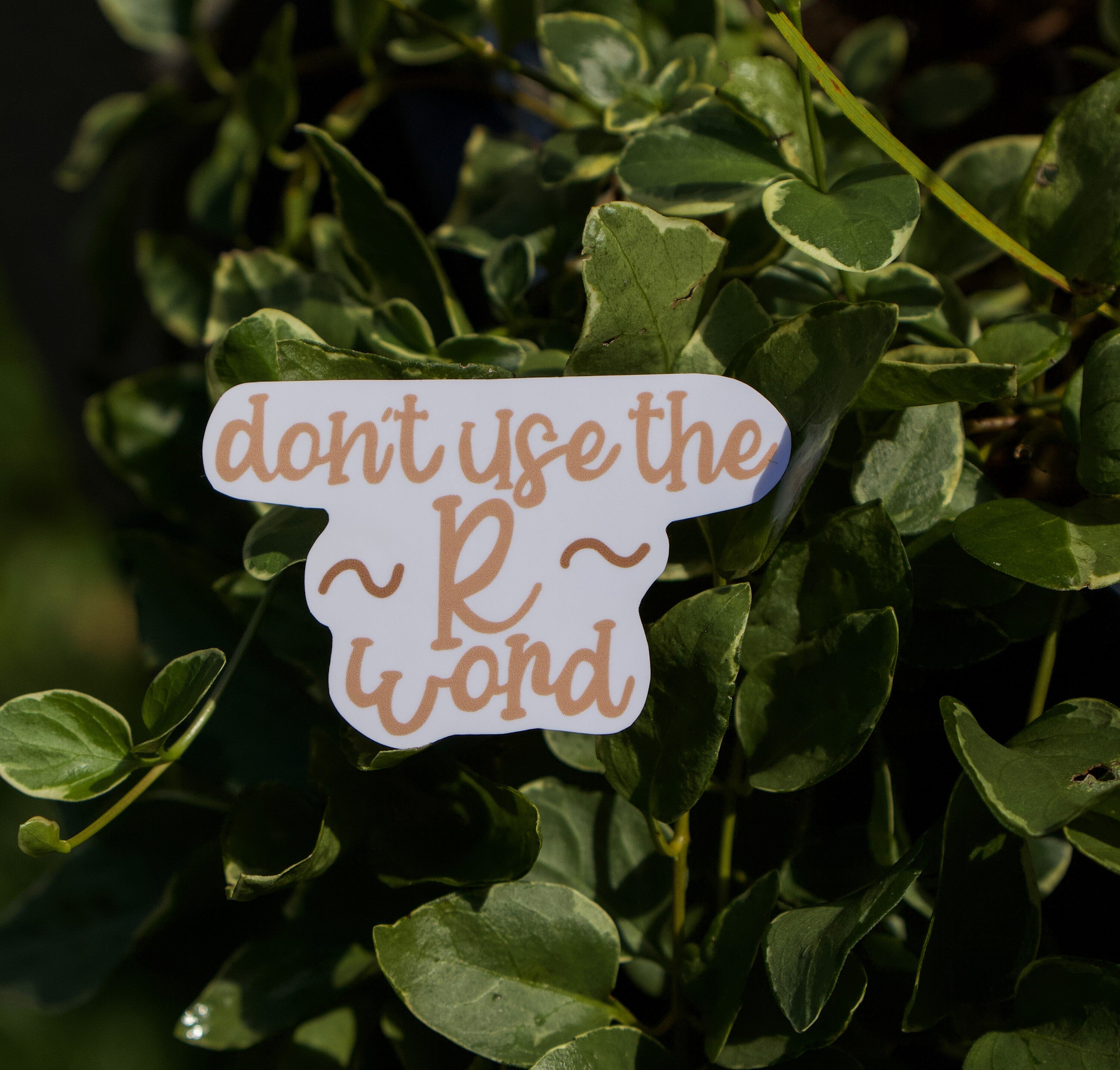 Don't Use the R Word Sticker No R Word Disability | Etsy