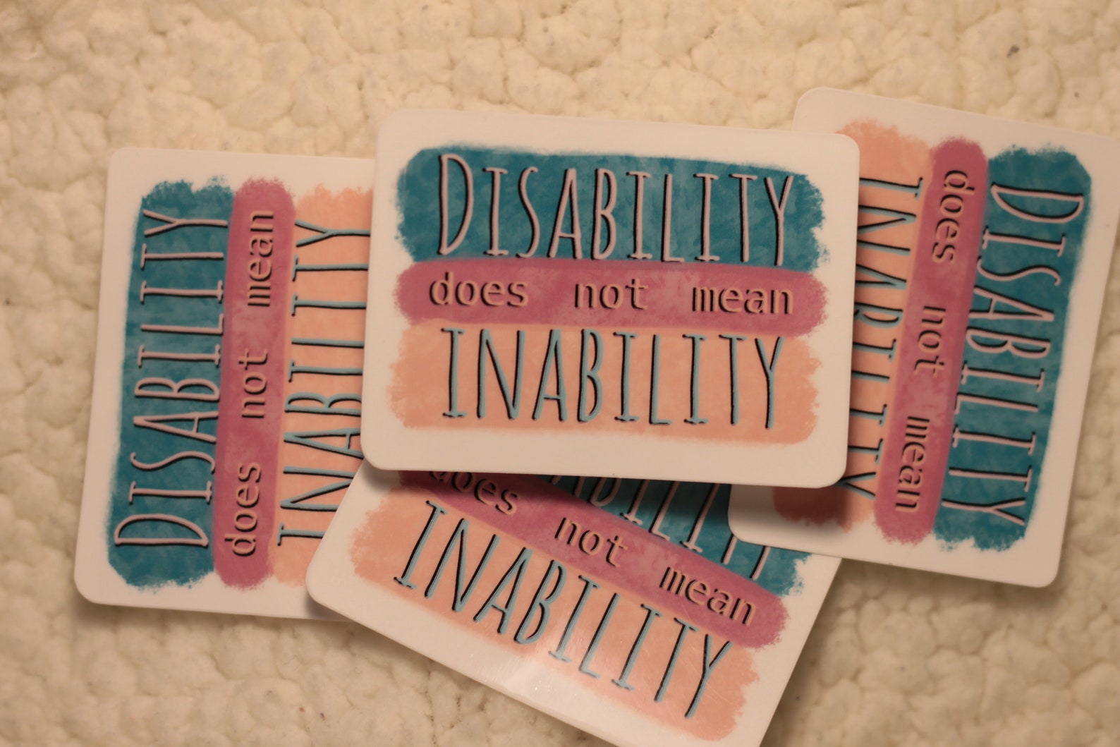 Disability Does Not Mean Inability Sticker Disability | Etsy