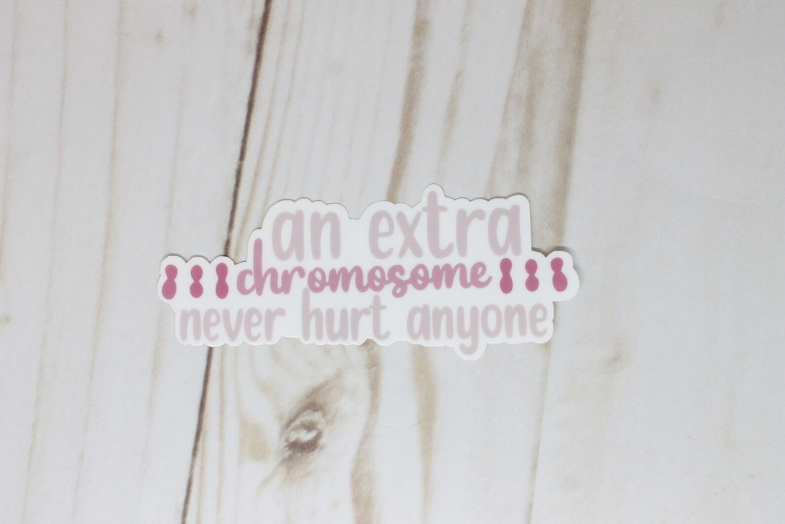 An Extra Chromosome Sticker Chromosome Sticker Trisomy 21 - Etsy