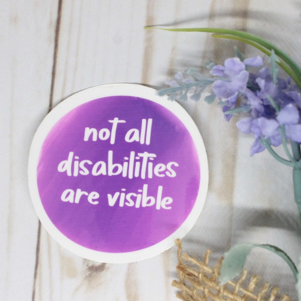 Disability Awareness Stickers - Etsy