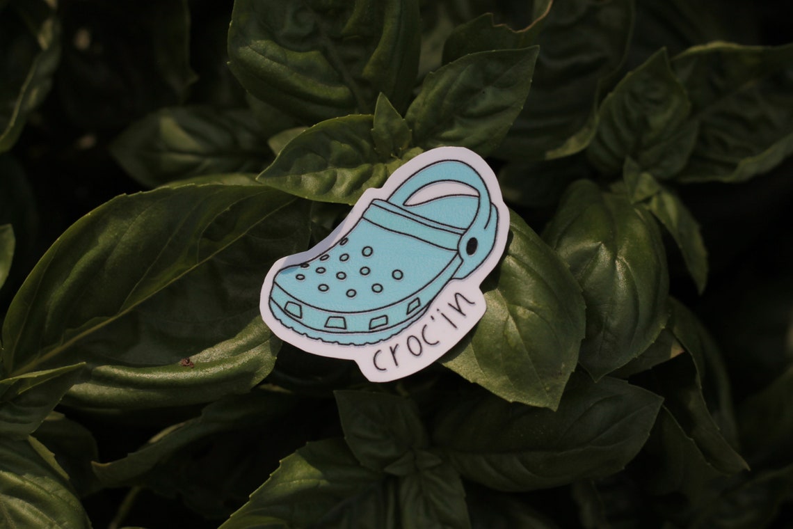 Blue Crocs Sticker Pink Crocs Sticker Croc'in Sticker | Etsy