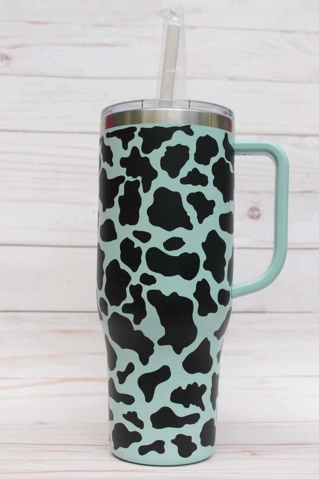 Cow Print 40 Oz Tumbler, Cow Print 40 Oz Tumbler, 40 Oz Tumbler With ...