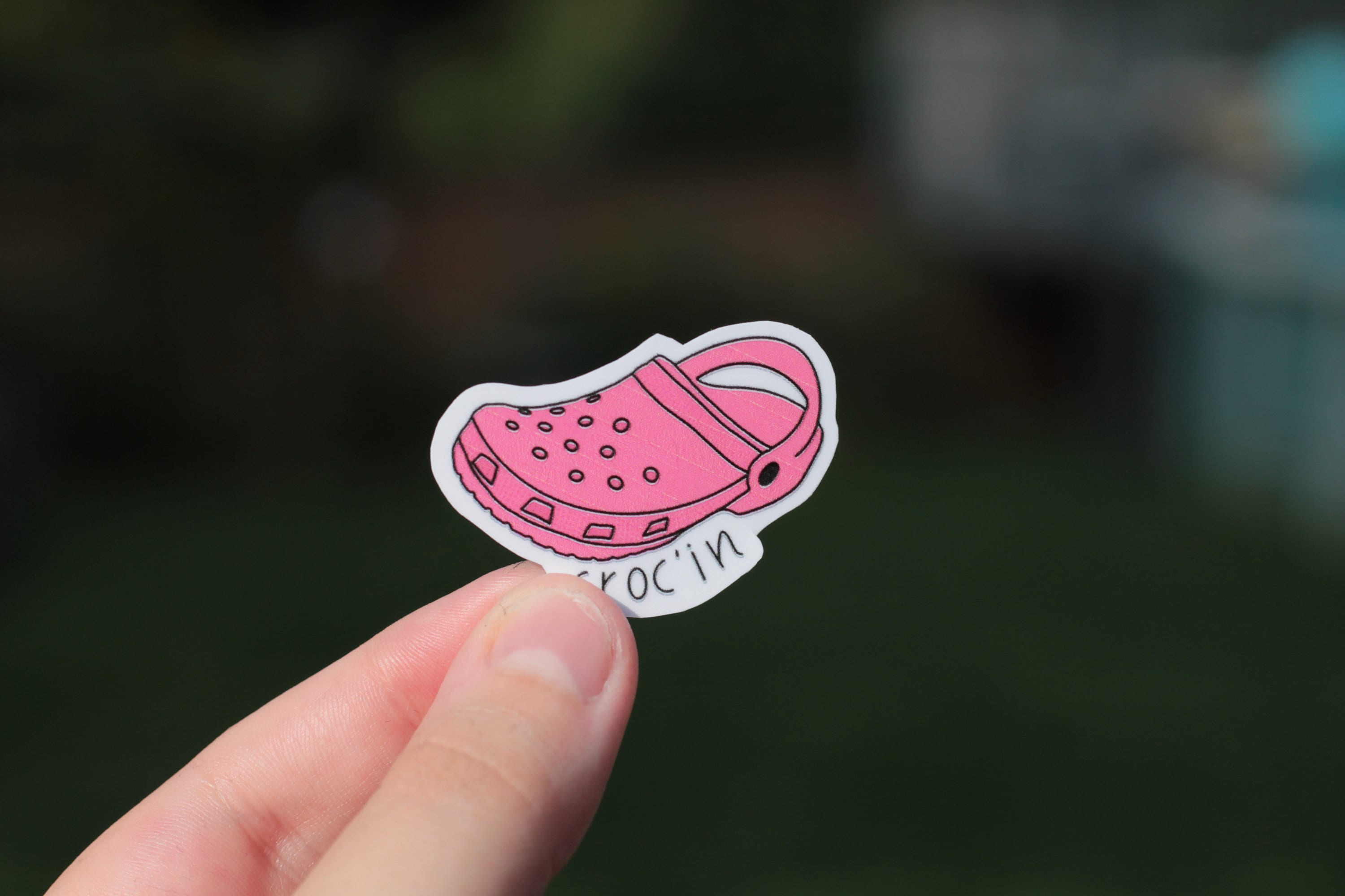 Blue Crocs Sticker Pink Crocs Sticker Croc'in Sticker | Etsy