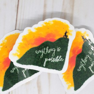 Anything is Possible Sticker, Self Love, Disability Awareness Sticker ...
