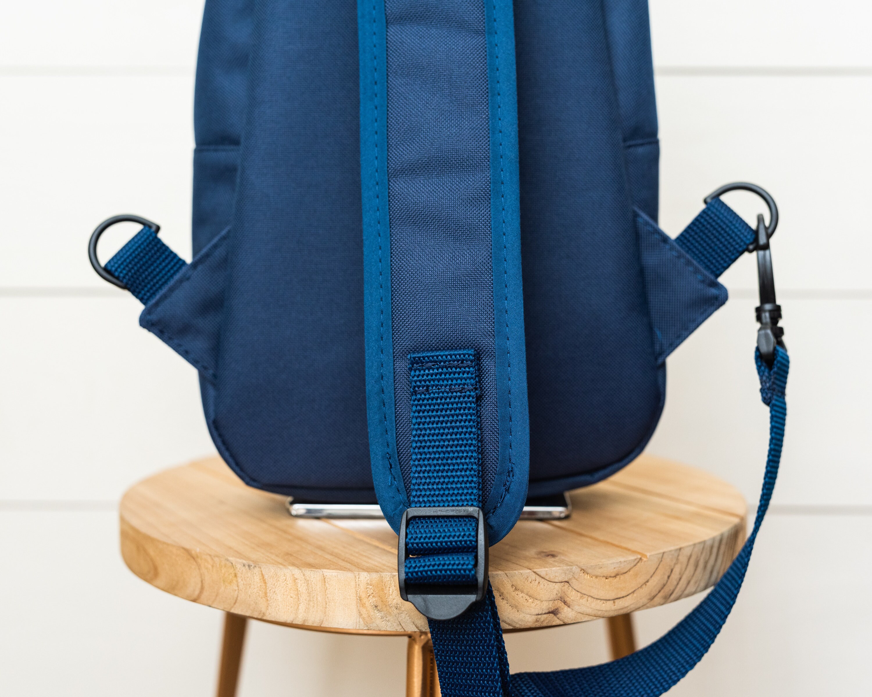 Women Navy Blue Waterproof Canvas Sling Backpack, Chest Bag, Backpack ...