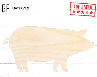 Pig, Wood, Cut Out, Shape - Etsy
