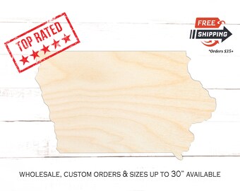 Iowa State Cutout - Etsy