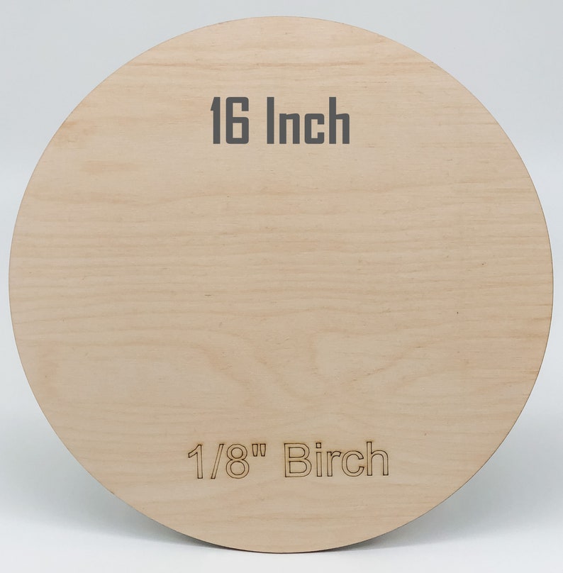 Pack of 16 Circles Round Wooden Blanks Birch Plywood | Etsy