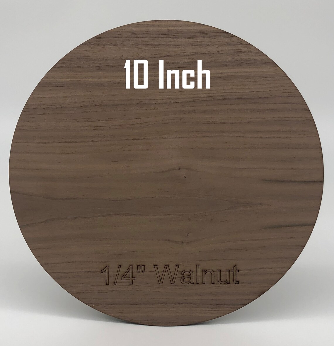 Pack of 10 Circles Round Wooden Blanks Walnut | Etsy