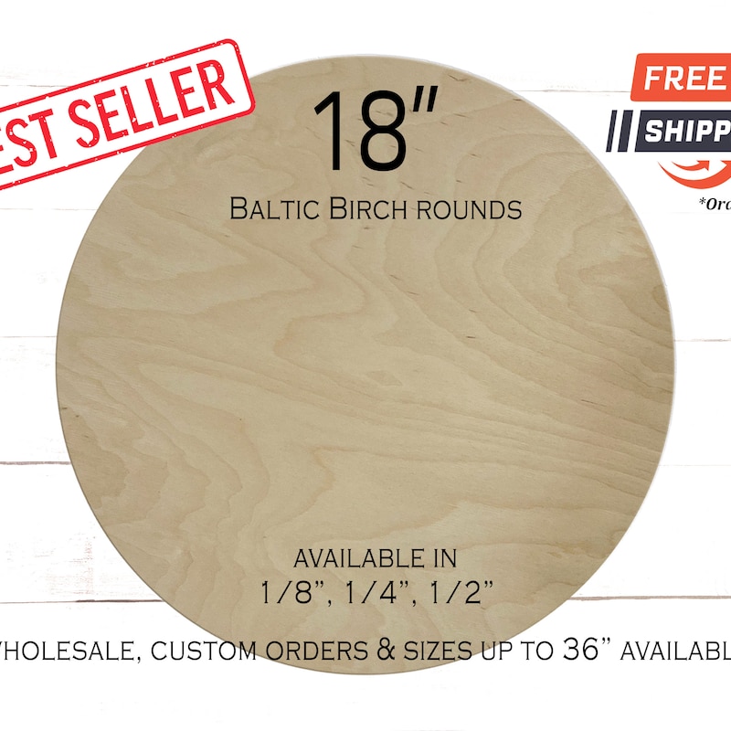20 Inch Wood Circle Sign - Etsy