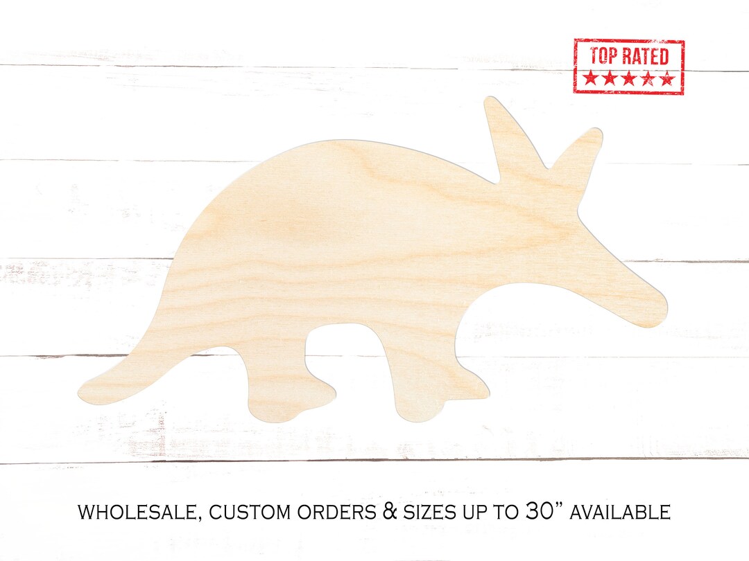 Anteater Cutout, Anteater Crafting Blanks, Unfinished Wooden Anteater ...