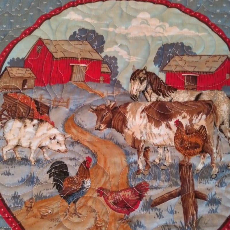 Farm Animals Quilt - Etsy