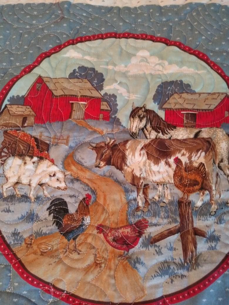Farm Animals Quilt - Etsy