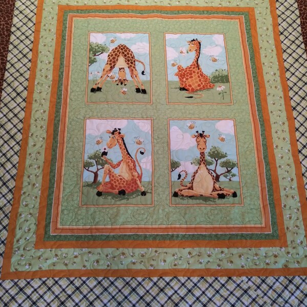 Giraffe Quilt - Etsy