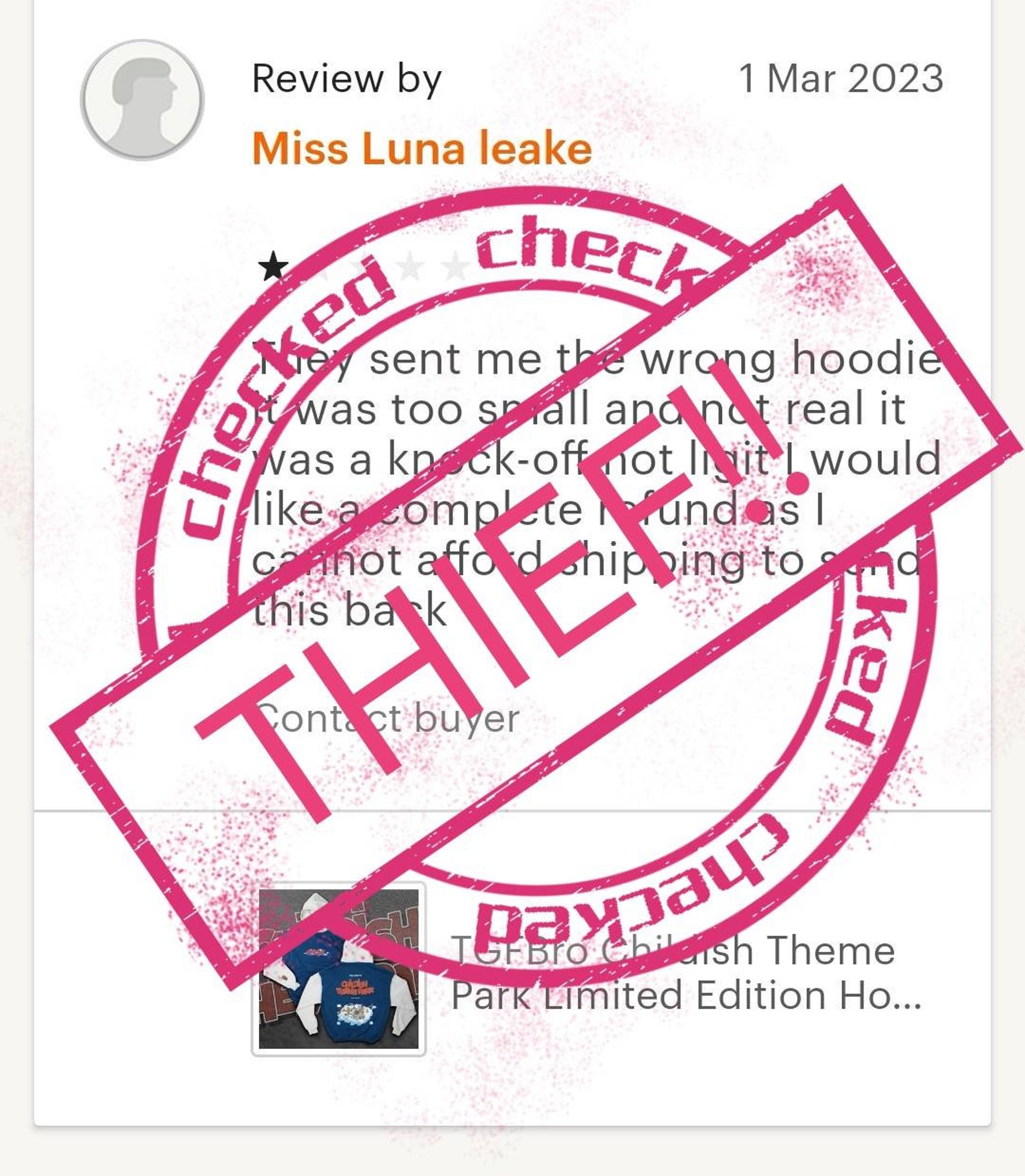 Tgfbro Childish Theme Park Limited Edition Hoodie TGF Bro - Etsy UK