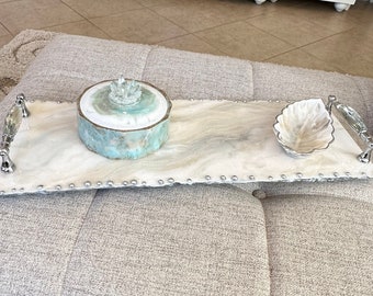 Coffee Table Marble Tray - Etsy