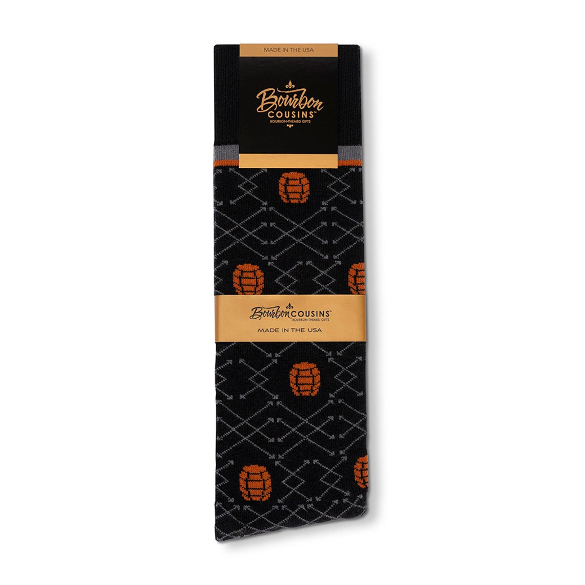 Barrel Pick© Socks Black Gray Copper for Bourbon Barrel - Etsy