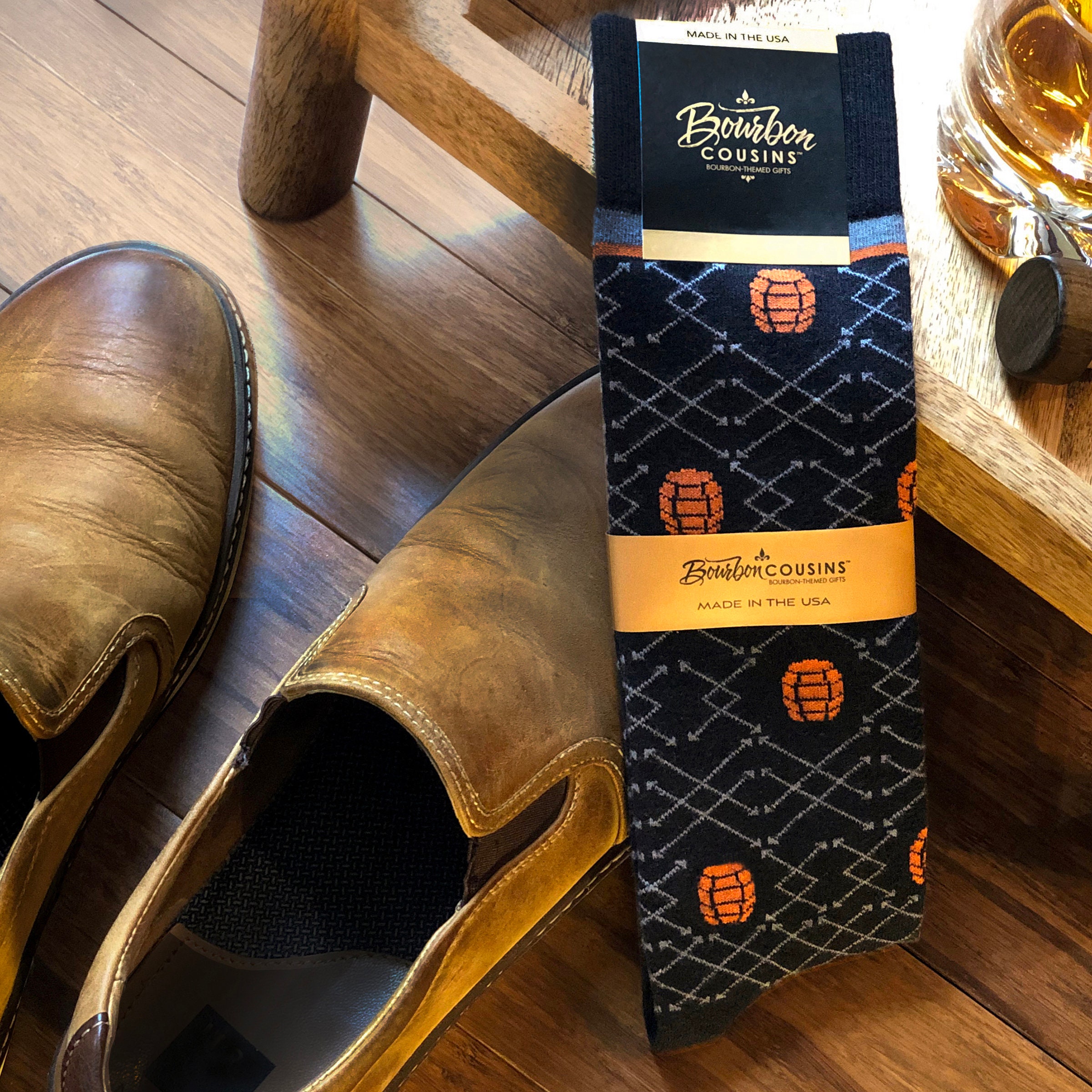 Barrel Pick© Socks Black Gray Copper for Bourbon Barrel - Etsy