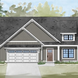 Custom Full Digital Home Rendering - Etsy