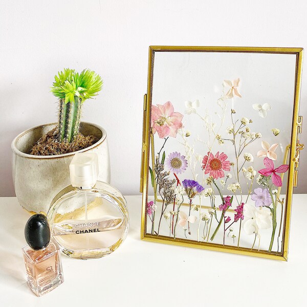 Glass Frame for Pressed Flowers - Etsy