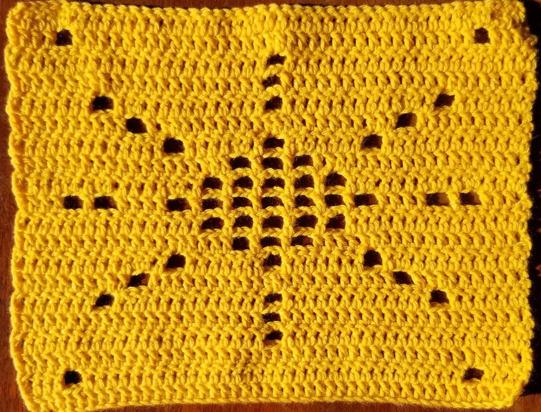 CROCHET PATTERN: June Filet Crochet Sun - Etsy