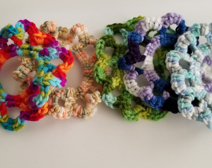 Simple Summer Crochet Hair Ties - Etsy