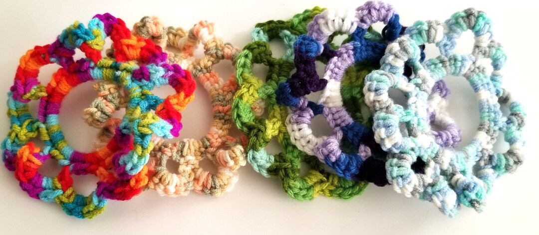 CROCHET PATTERN: Simple Summer Hair Ties - Etsy