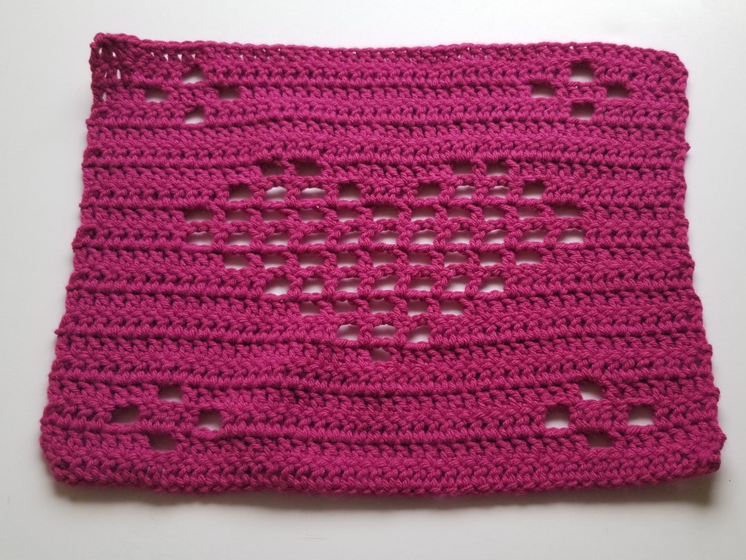 CROCHET PATTERN: February Filet Crochet Heart - Etsy