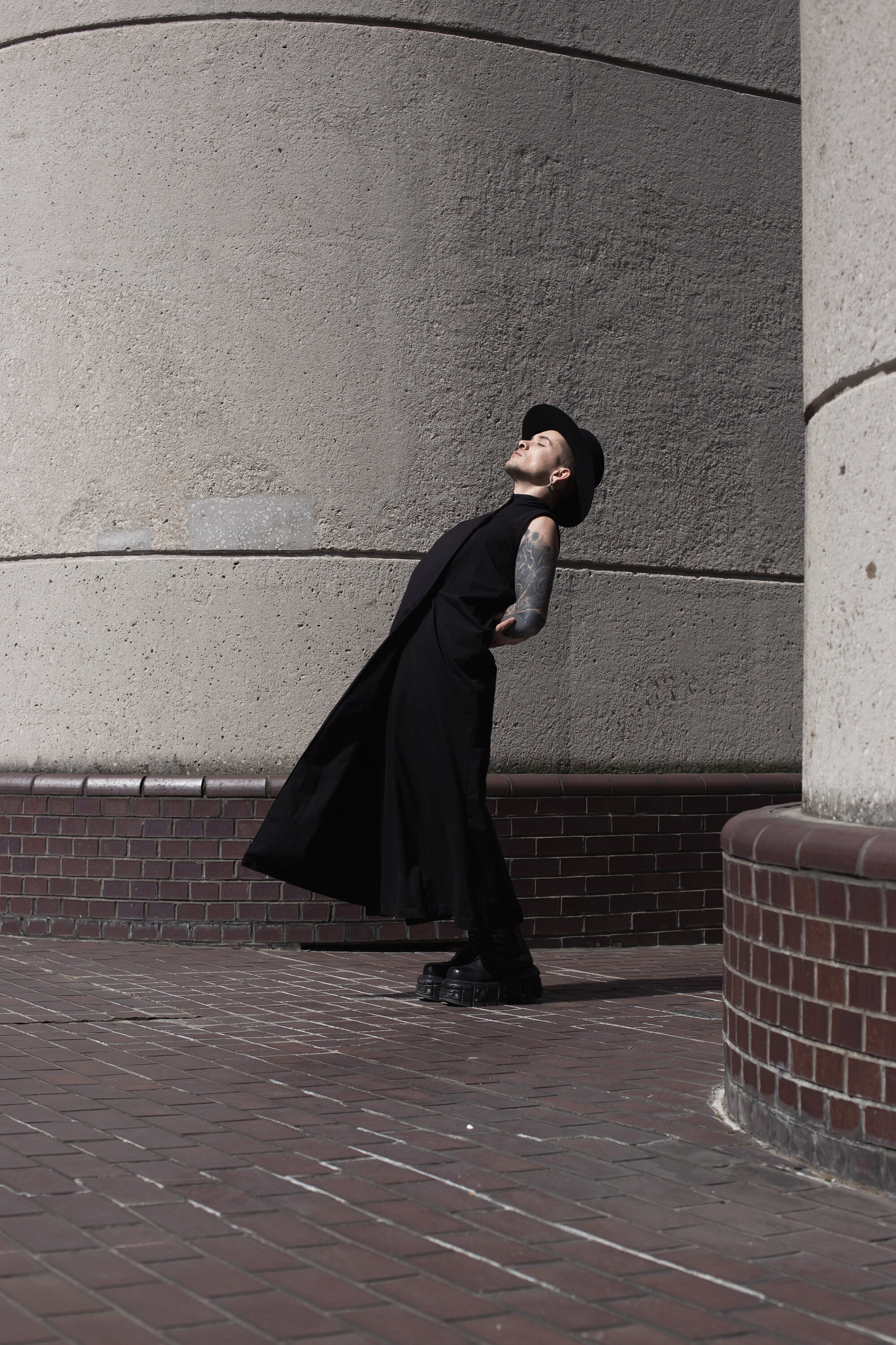 Avant Garde Long Shirt - Evening Robe - Unisex Gothic Wear - Ceremonial ...