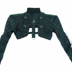 Cropped Tech Wear Jacket: Avant Garde Festival Costume - Etsy