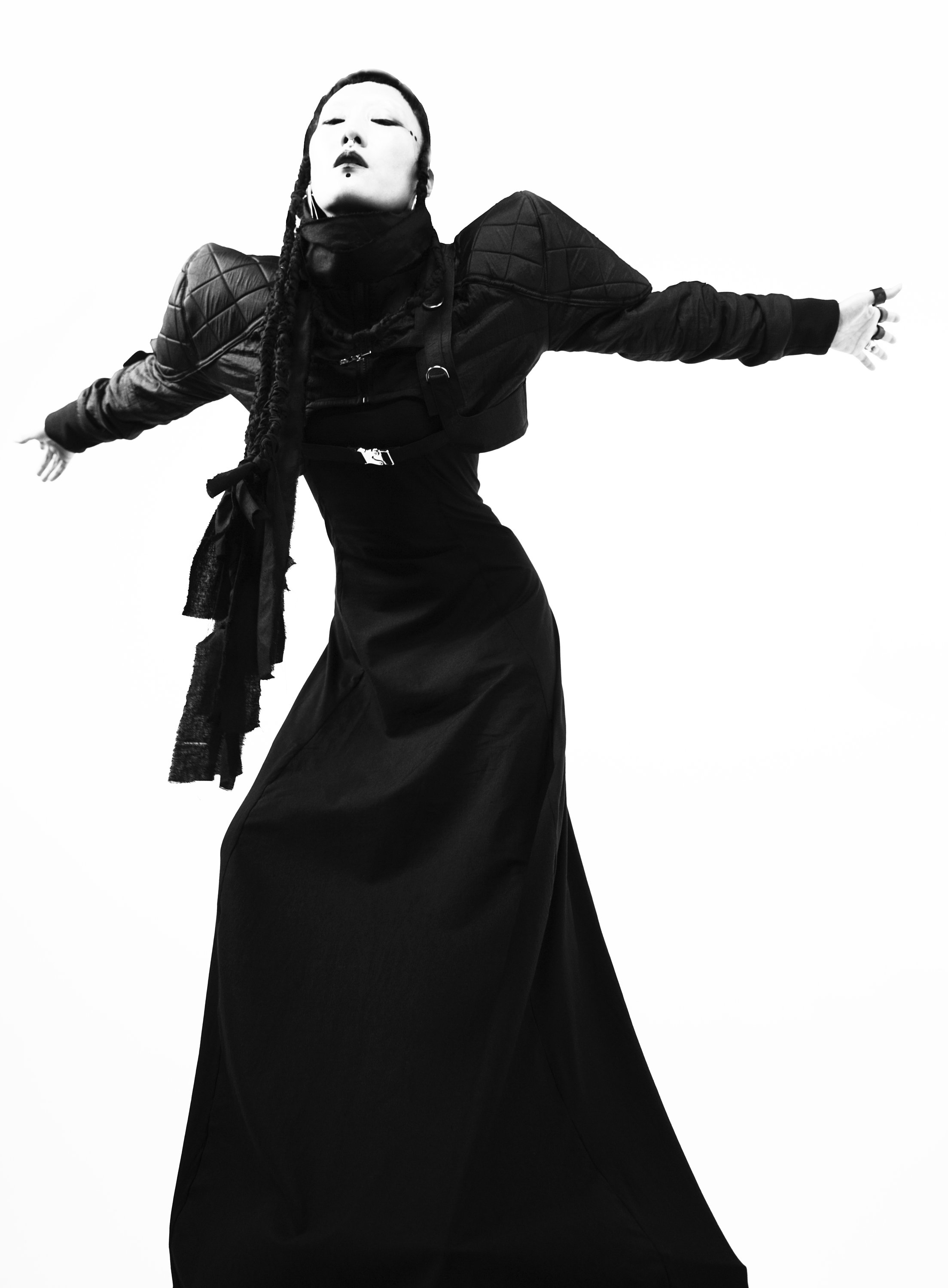 Cropped Tech Wear Jacket: Avant Garde Festival Costume - Etsy