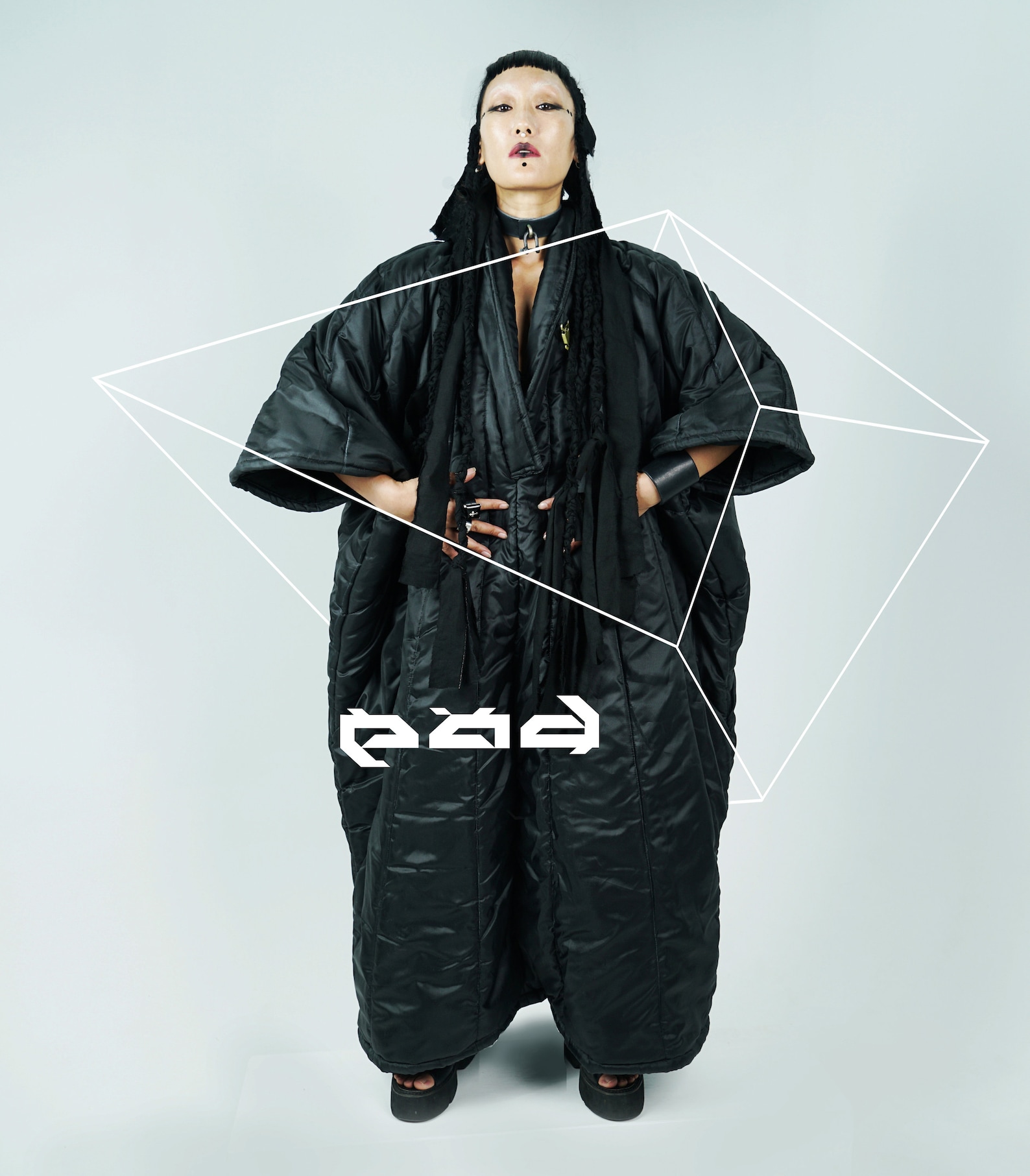 Pod Onesie Oversized Puffer Jacket Winter Coat Padded Kimono Unisex ...