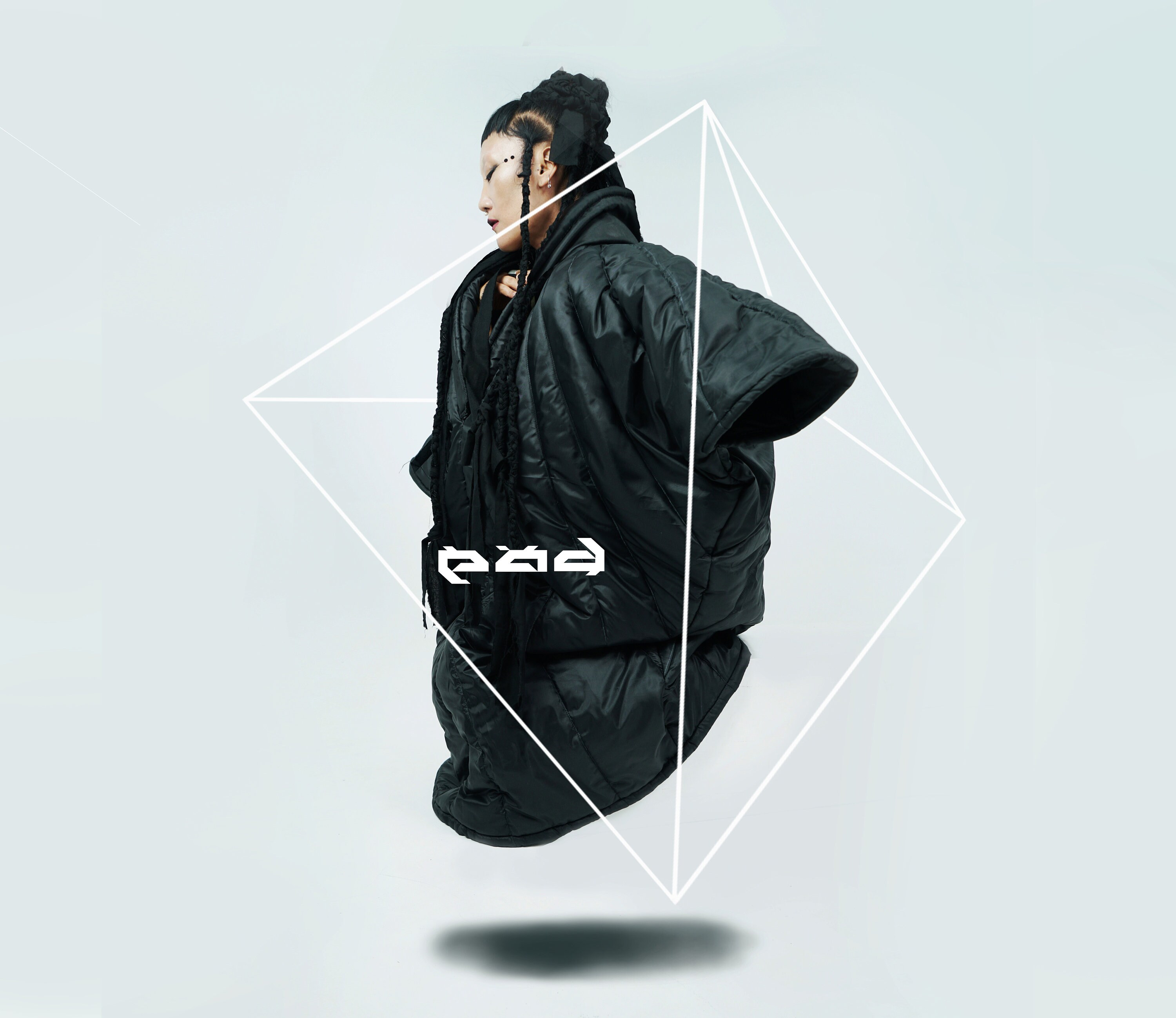 Pod Onesie Oversized Puffer Jacket Winter Coat Padded Kimono Unisex ...