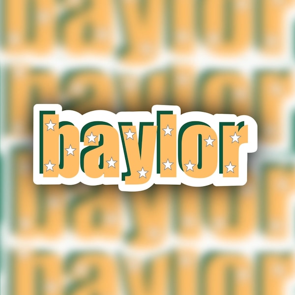 Baylor Decal - Etsy