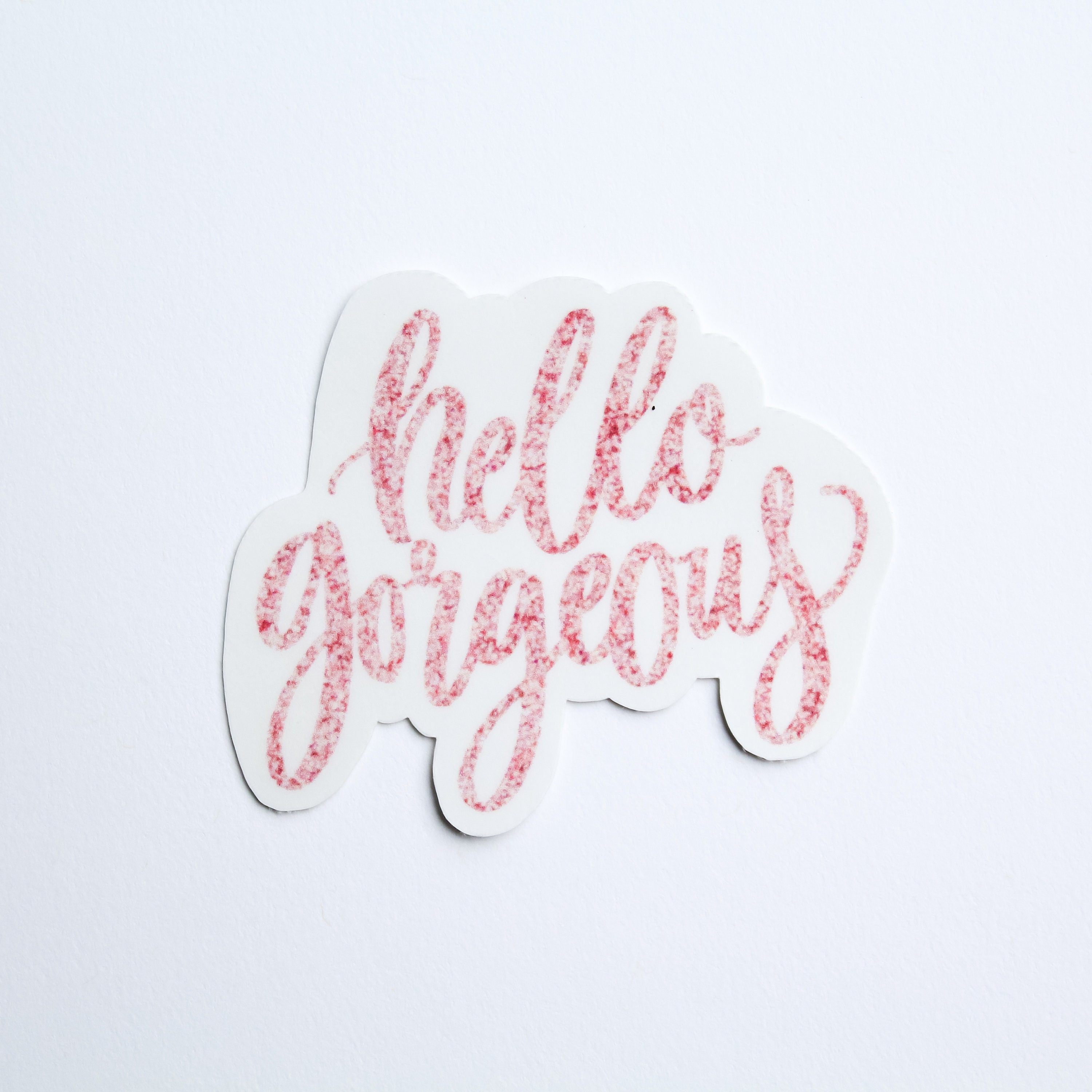 Hello Gorgeous Sticker - Etsy