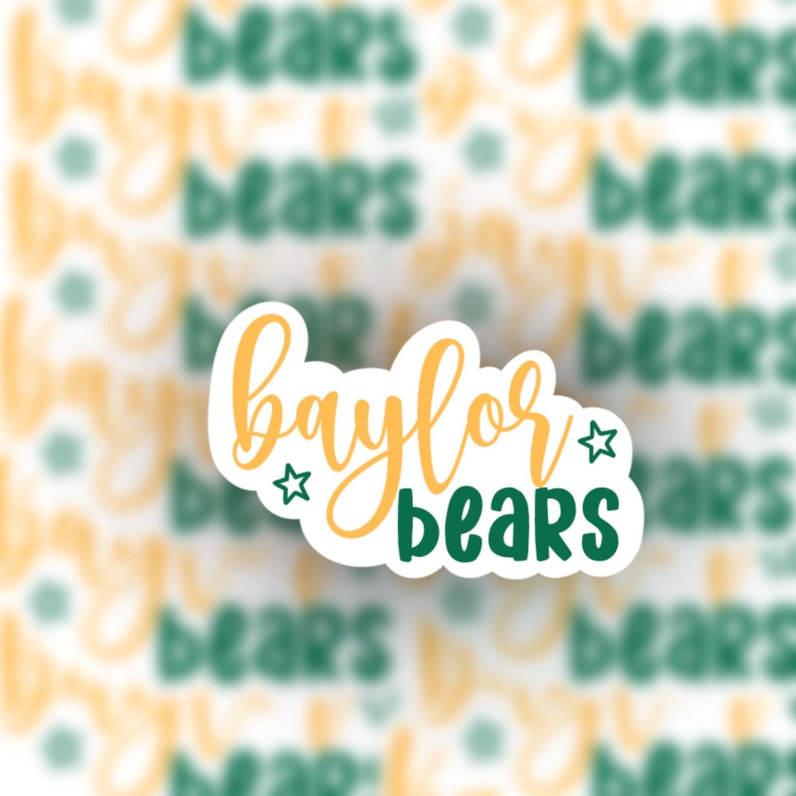 Baylor Stickers - Etsy