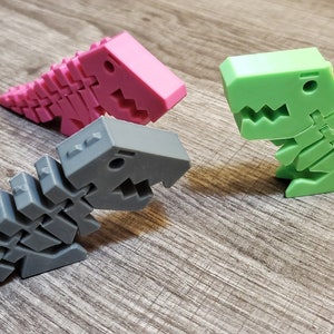 Tyrannosaurus Rex Articulated Toy | Flexible T-rex Figurine | Flexi-rex ...