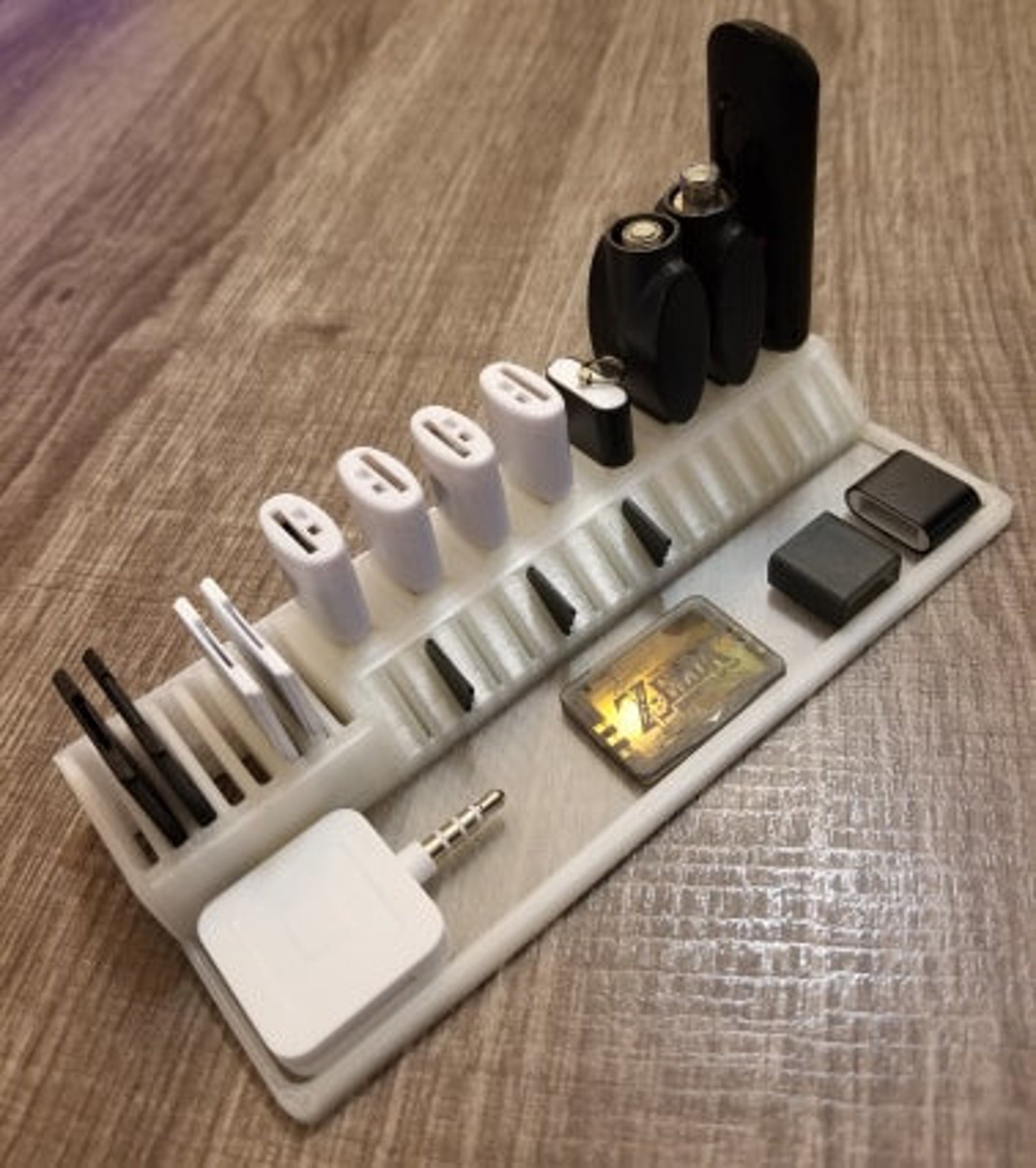 USB and Micro SD Card Desk Organizer Home and Office Decor | Etsy