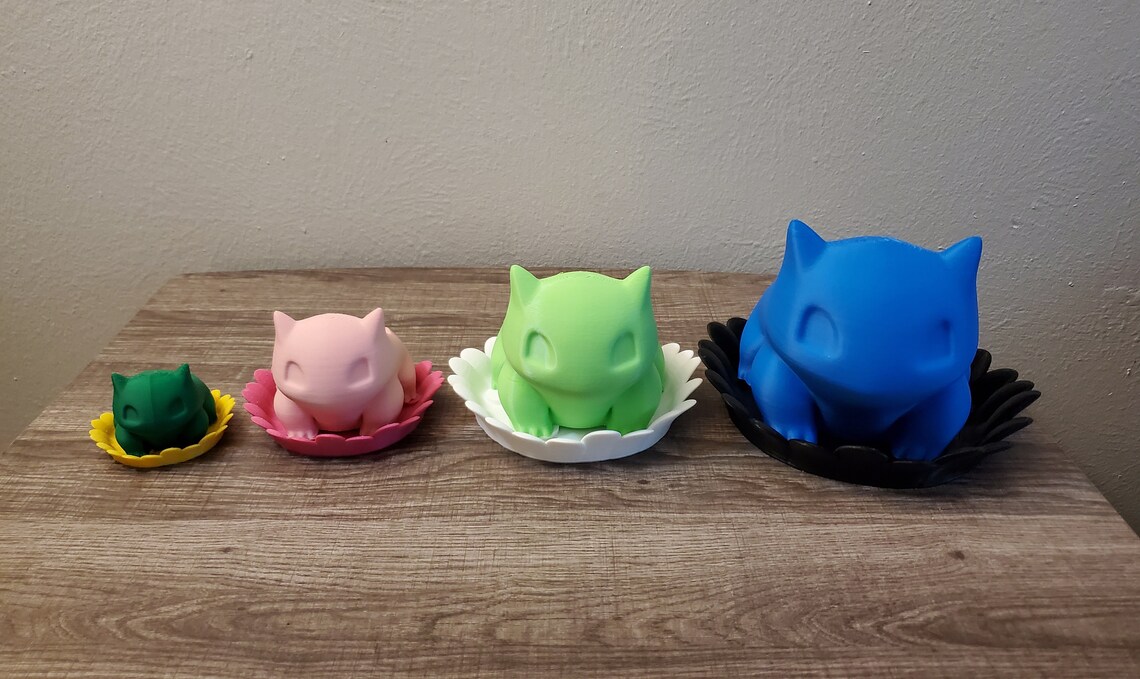 Pokemon Bulbasaur Plant Pot W/ Base Plate Saucer and Elevated - Etsy