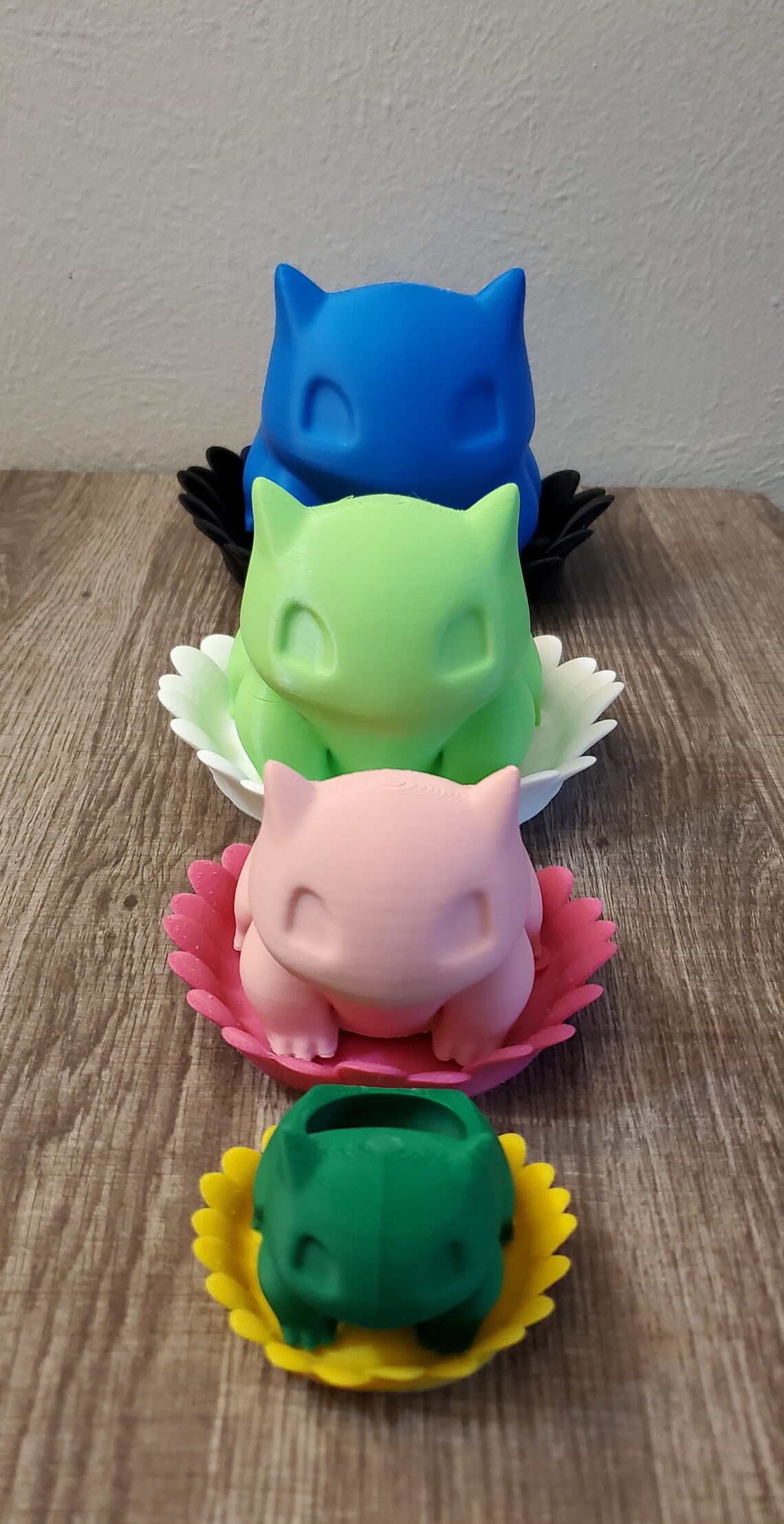 Pokemon Bulbasaur Plant Pot W/ Base Plate Saucer and Elevated - Etsy