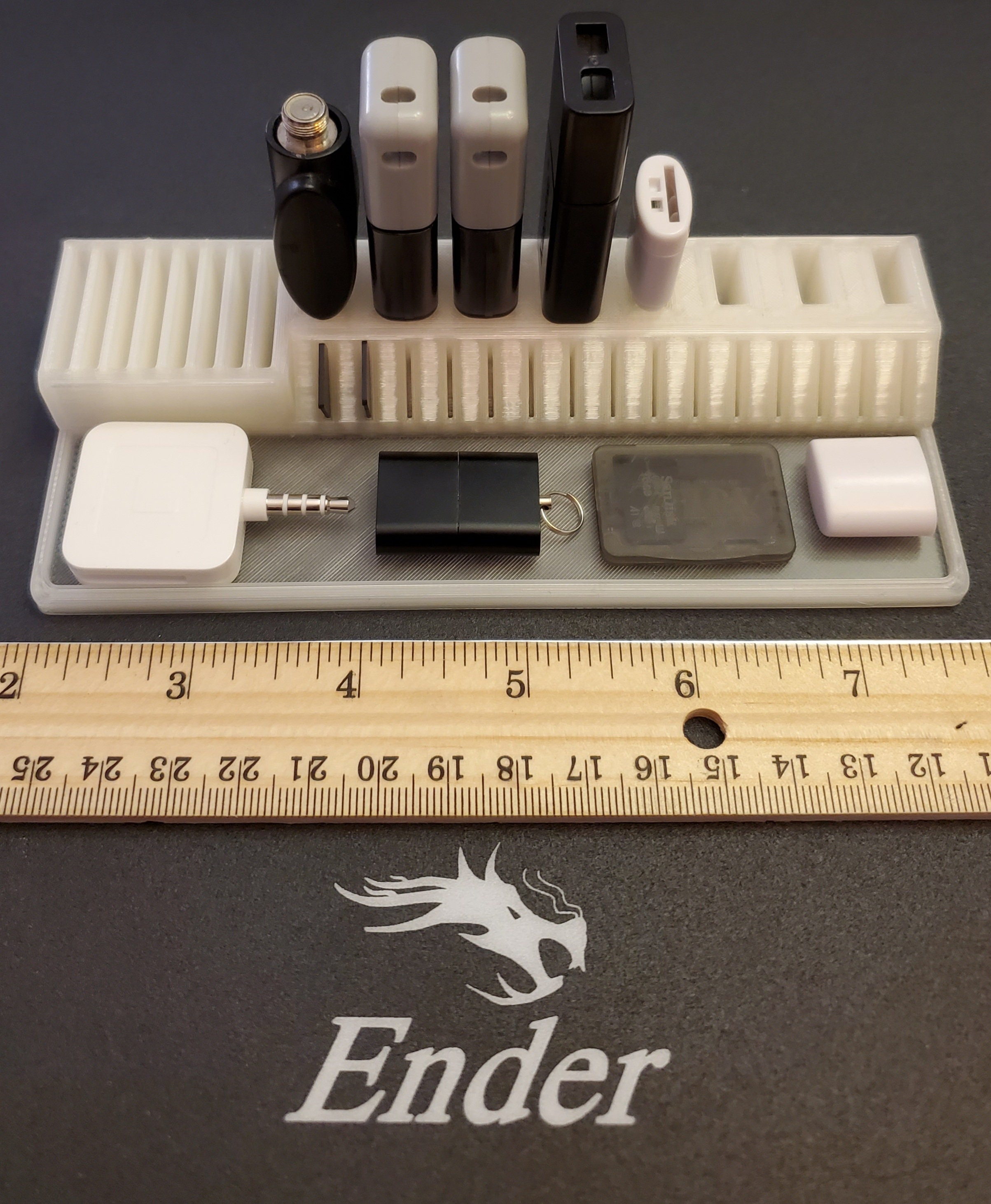 USB and Micro SD Card Desk Organizer Home and Office Decor | Etsy