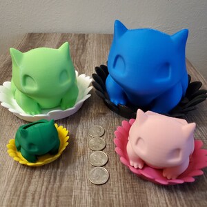 Pokemon Bulbasaur Plant Pot W/ Base Plate Saucer and Elevated Feet ...