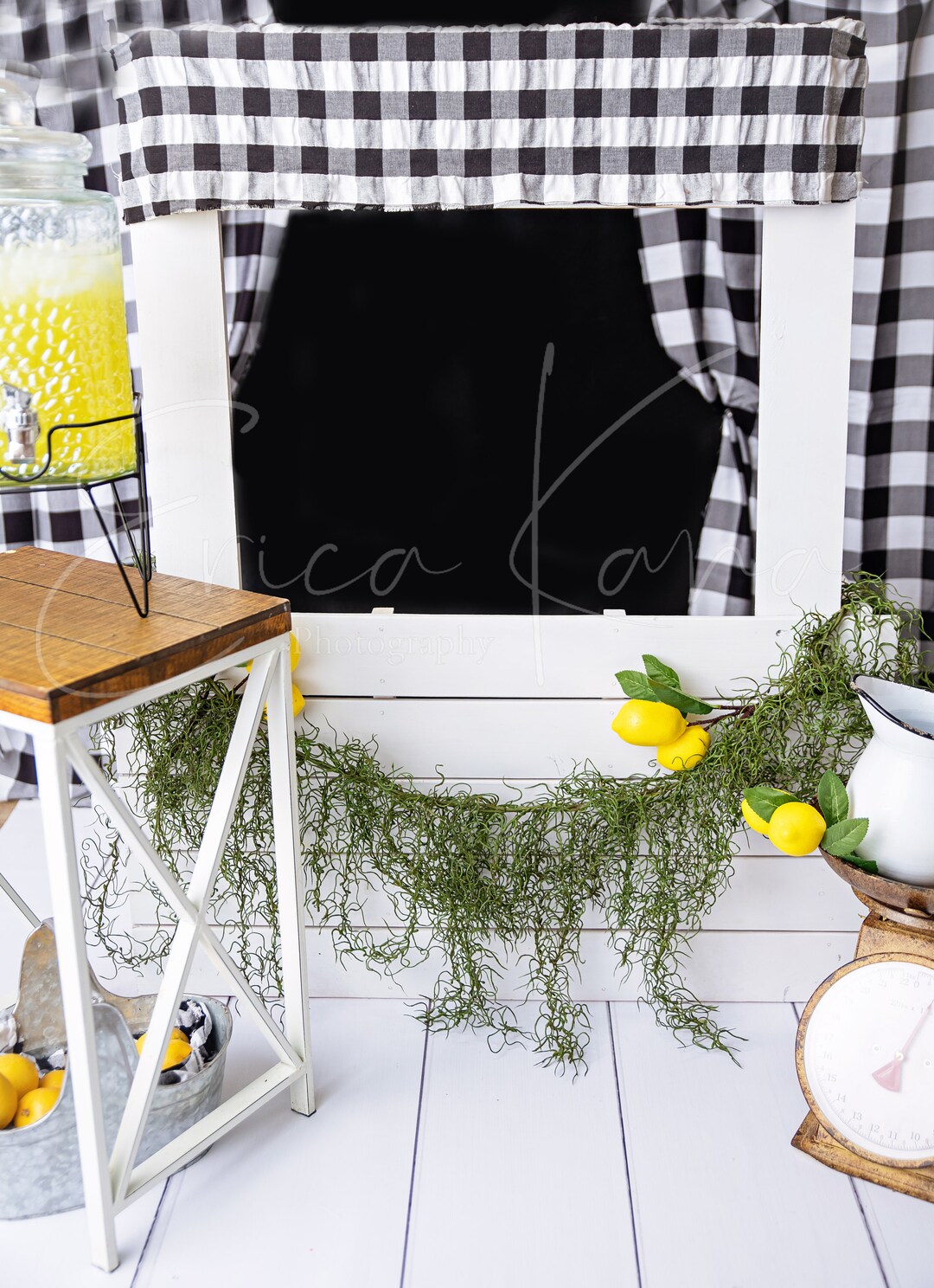 Lemonade Stand Digital Backdrop - Etsy