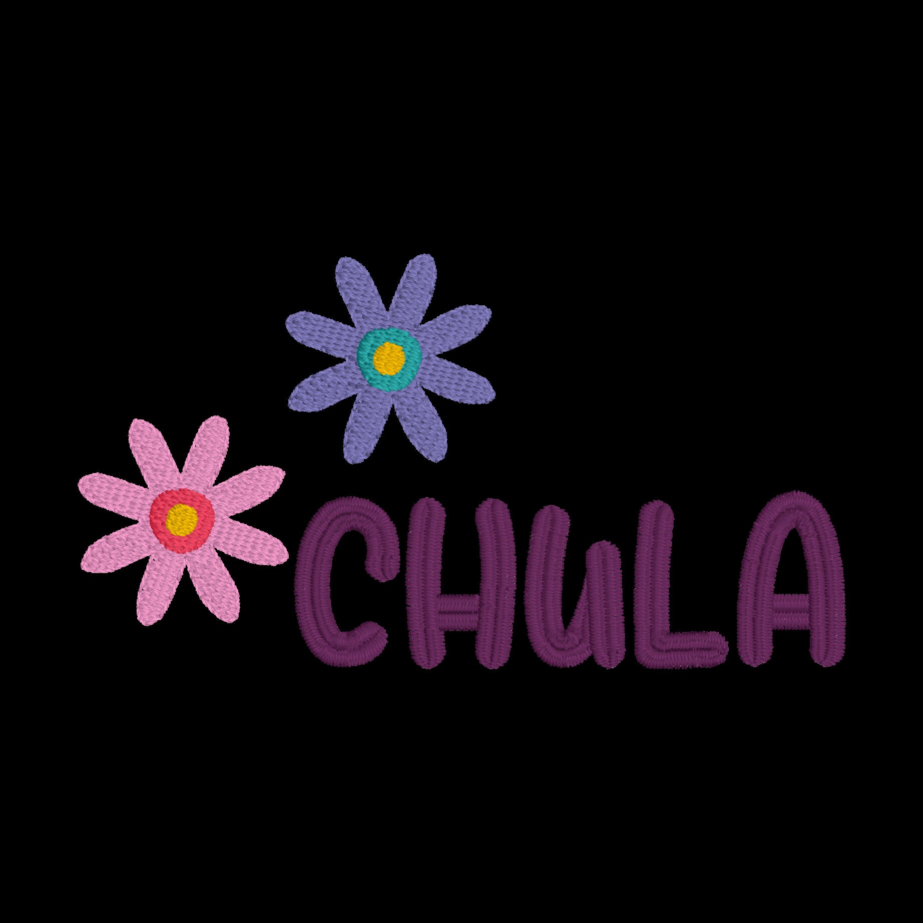 Chula Embroidery Design, Mexican Art Machine Embroidery, Kitchen Towel ...