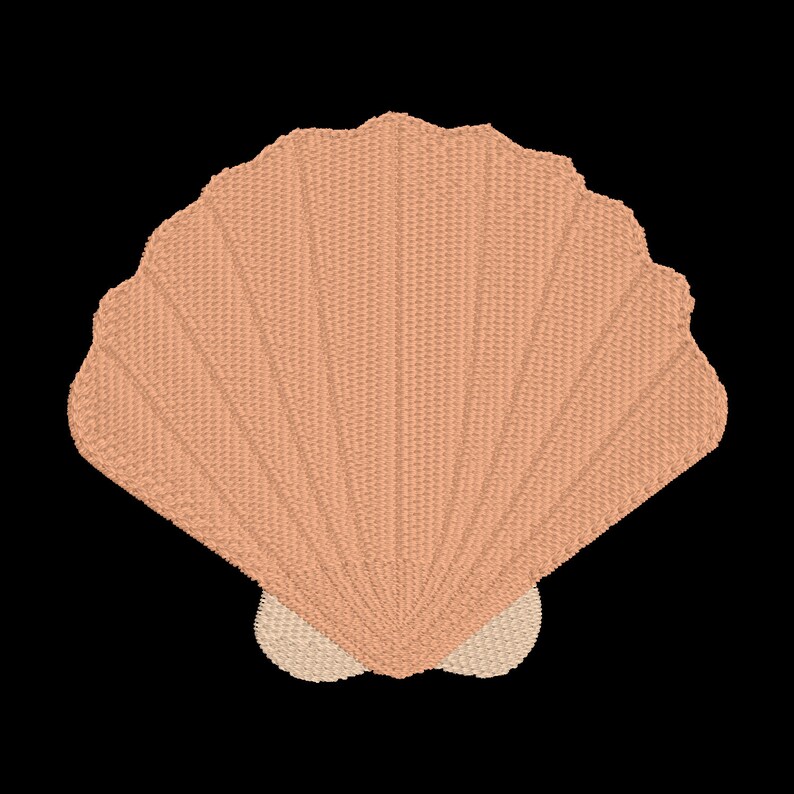 Shell Embroidery Design, Summer, Machine Embroidery, Towels, T-shirts ...