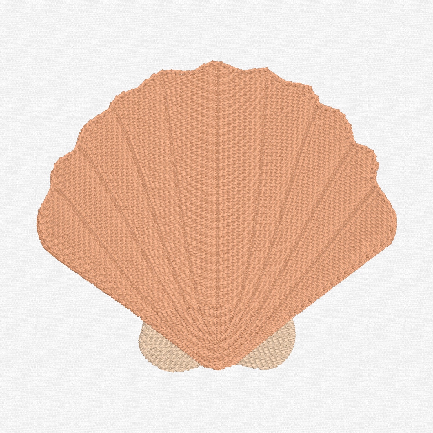 Shell Embroidery Design, Summer, Machine Embroidery, Towels, T-shirts ...