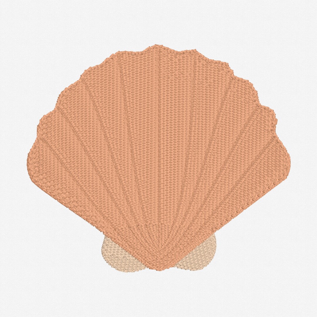 Shell Embroidery Design, Summer, Machine Embroidery, Towels, T-shirts ...