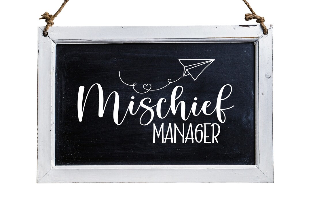 Mischief Manager Digital File SVG PNG - Etsy